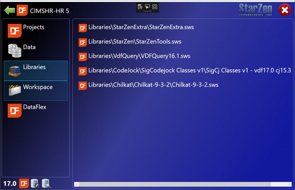 DataFlex Project Manager | StarZen Technologies, Inc
