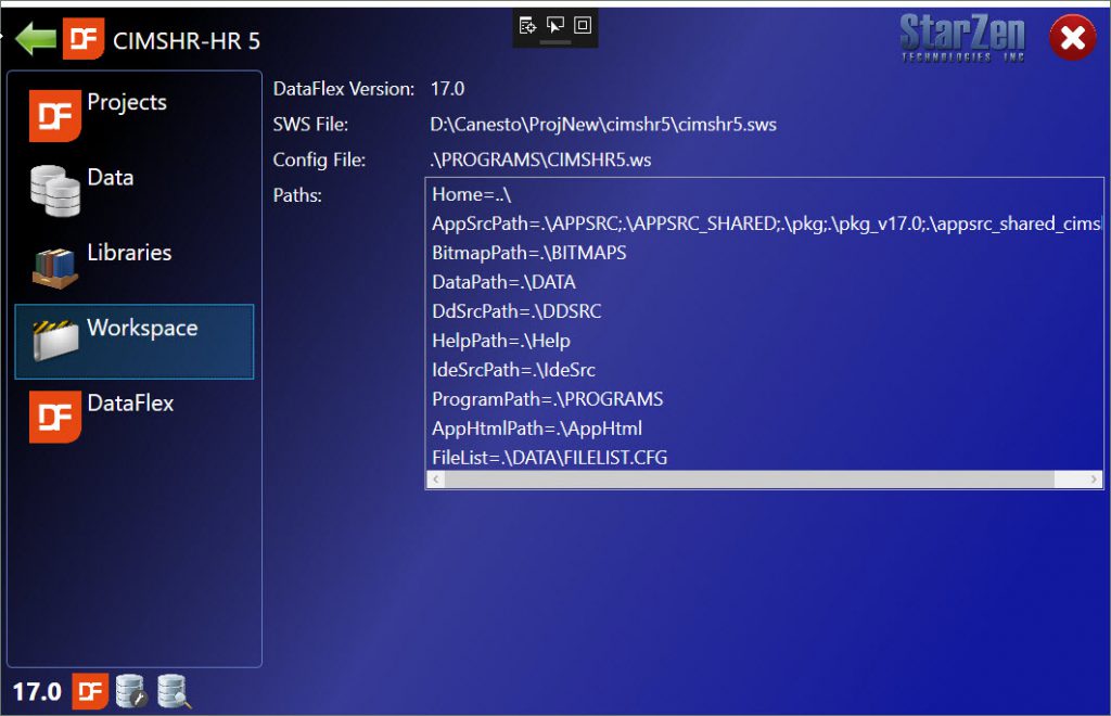 DataFlex Project Manager | StarZen Technologies, Inc