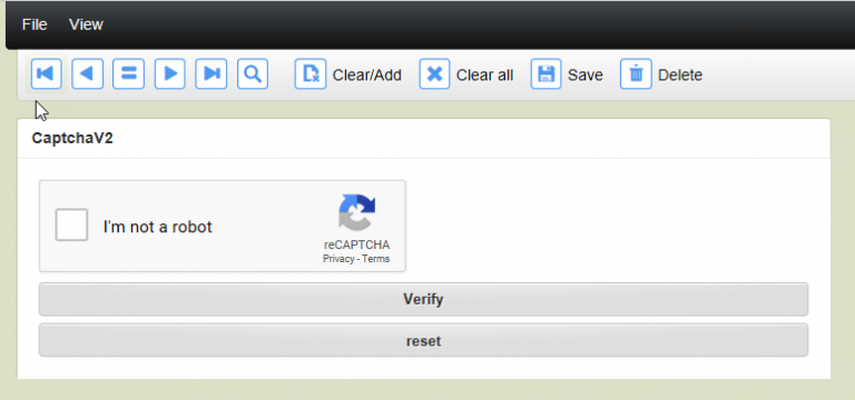 Recaptcha For Dataflex Webapp Starzen Technologies Inc