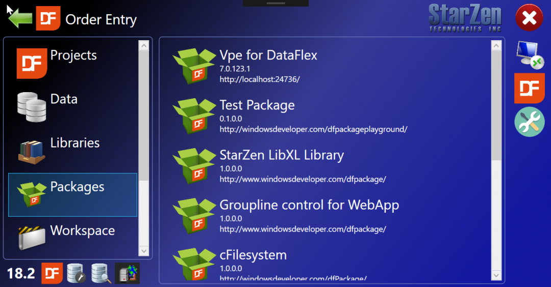 DataFlex Project Manager | StarZen Technologies, Inc